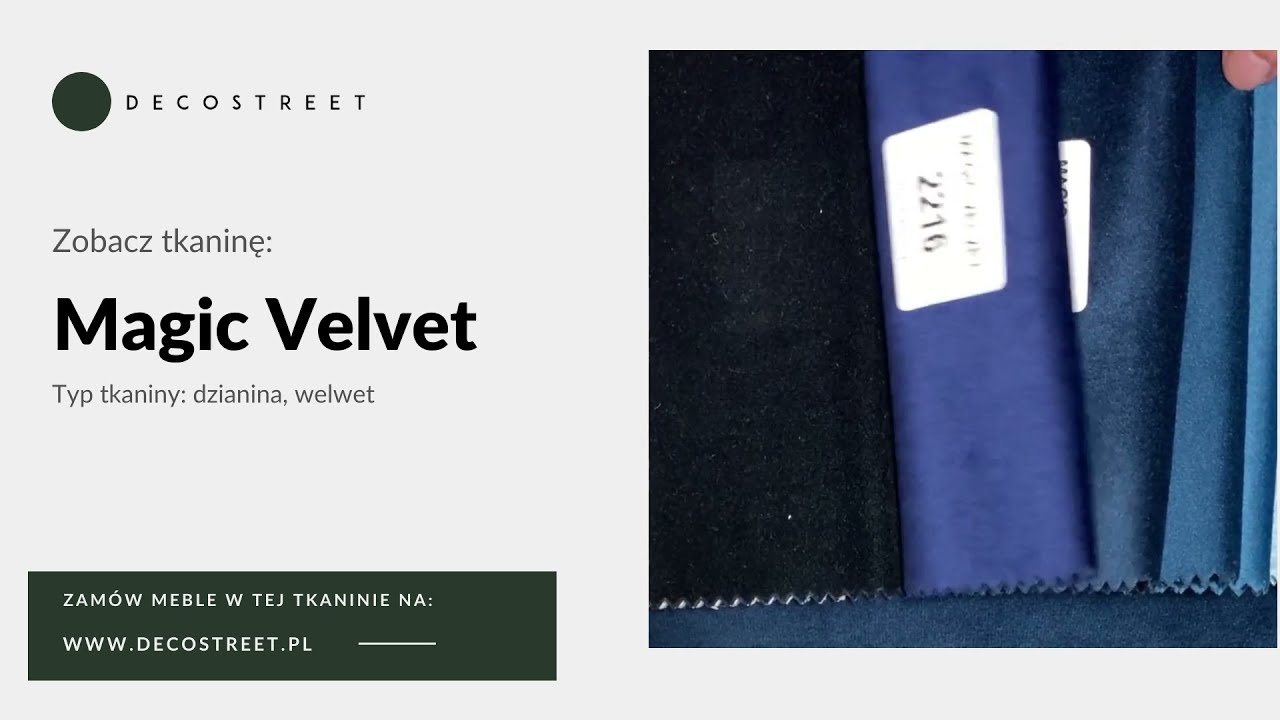 Tkaniny DECOSTREET Magic Velvet