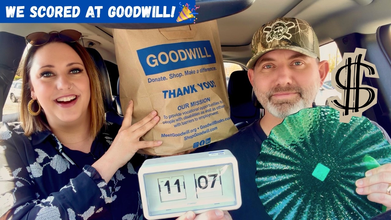 We SCORED at the 1st STOP!! Goodwill Thrift Haul! Thrift With Us! Reselling Vintage for Profit