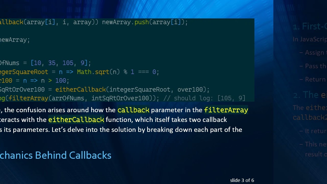 Understanding the callback Parameters in Nested Functions in JavaScript