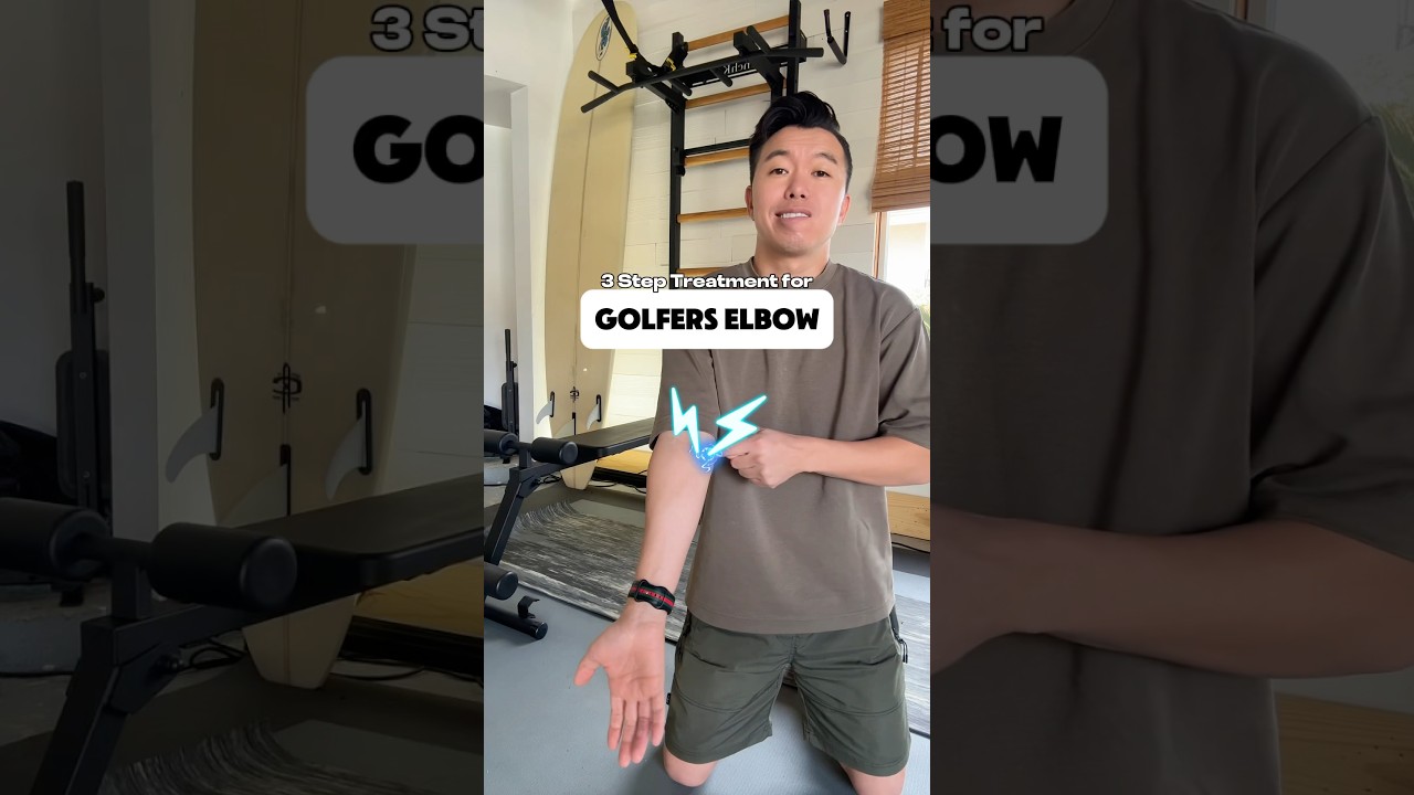 Golfers elbow or medial epicondylitis: a 3 strep treatment for pain on the inside of the elbow