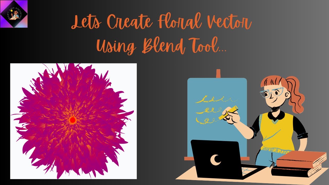 Illustrator Tutorial: How To Create Beautiful Floral Vector | Easy And Amazing #youtube #tutorial