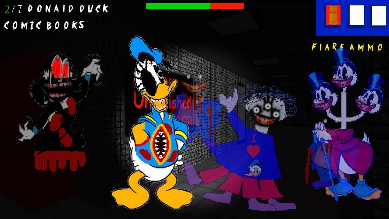 Donald Duck's Basics The Old House Of Failure Comics - Baldi's Basics V1.4.3 Mod