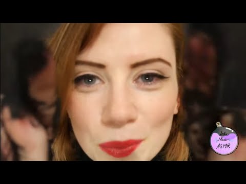 ASMR - Trigger Words that Start with ( L ) Lace Gloves| Close Up| Hand Movements
