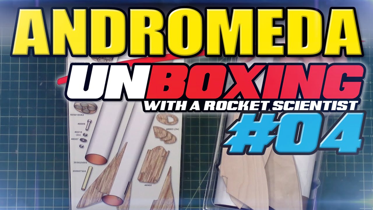 Unboxing the Klima Andromeda model rocket kit