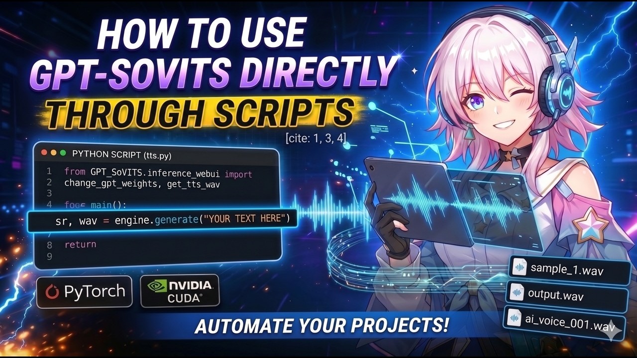 How to Use GPT SoVITS Directly Through Python Scripts (Complete Guide)