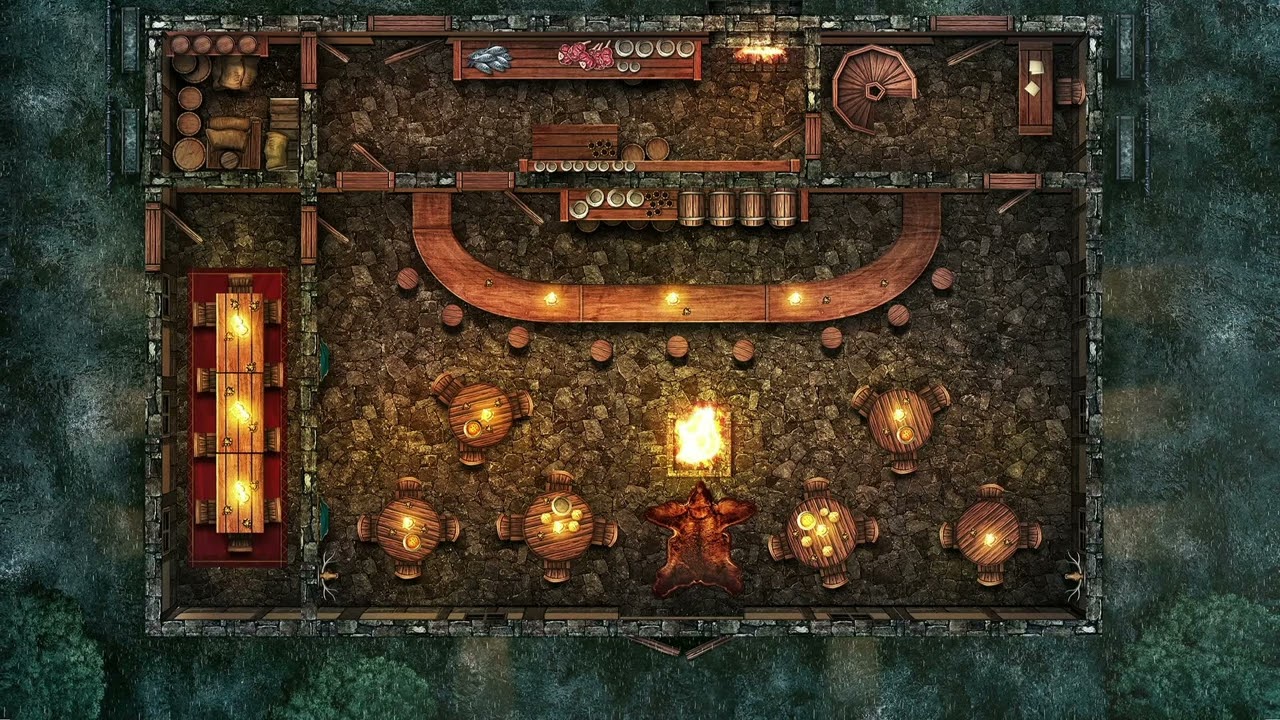 Animated Map: Tavern (no grid)