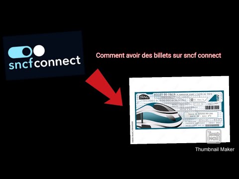Comment avoir des billet de train sur sncf connect