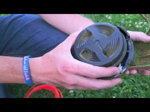 Replace trimmer line, Stihl FS 56 RC