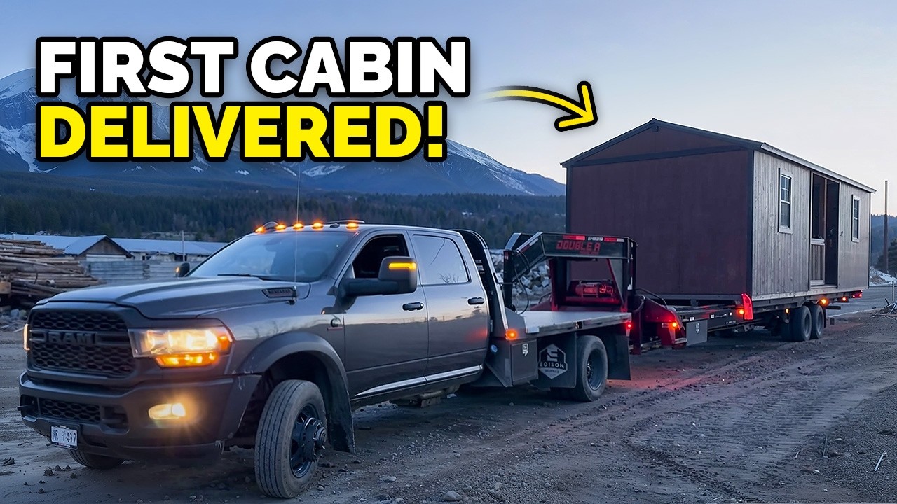 Building & Hauling Custom Staff Cabins for Edison Motors