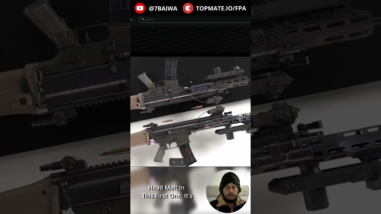 How to showcase weapon in artstation |Shorts