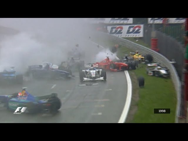 F1 Belgian GP: Top 5 crashes at Spa