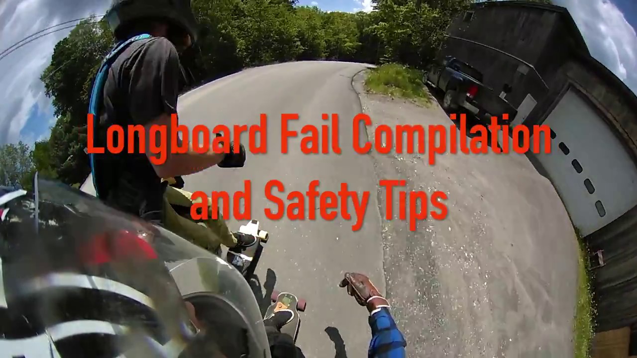 Longboard Fail Compilation and Safety Tips