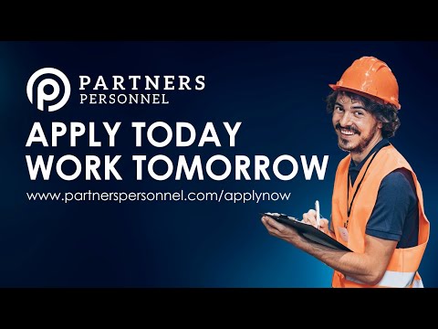 Partners Personnel - Apply Today, Work Tomorrow
