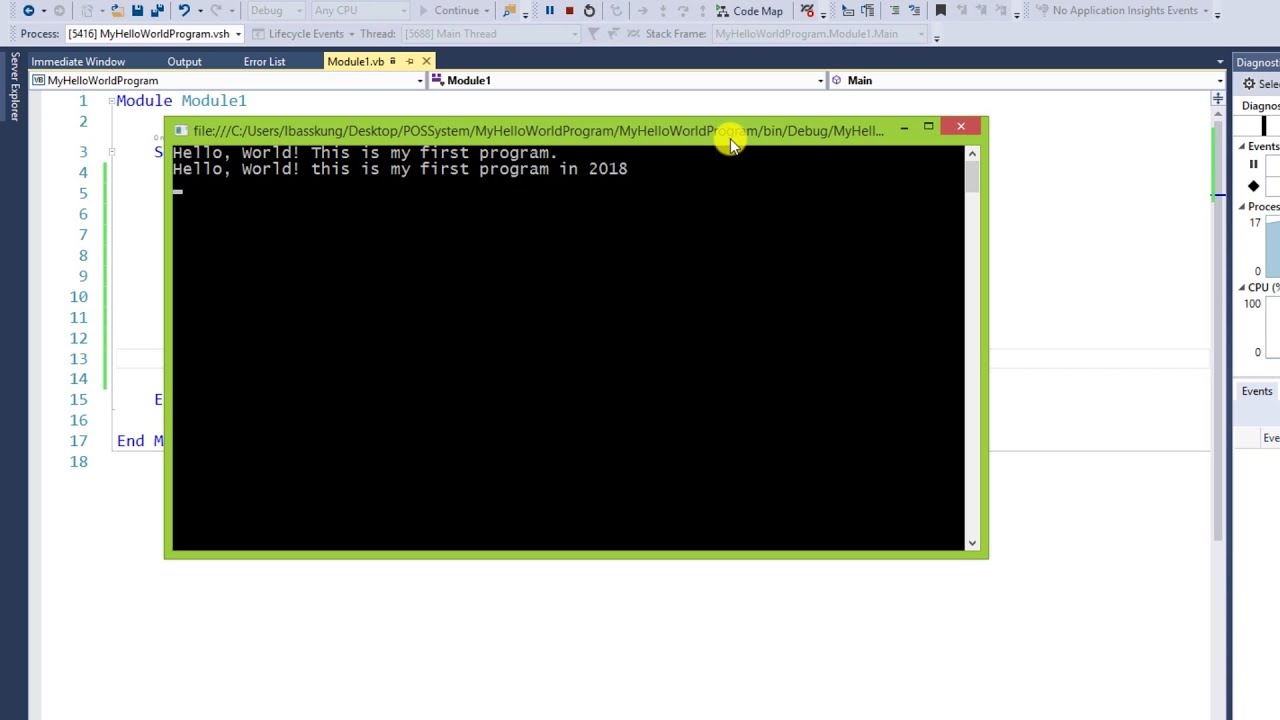 VB.NET Tutorial Part 1: How to Create a Hello World Program