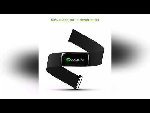 Latest Products You Must Know! COOSPO H9Z Rechargeable Heart Rate Monitor Chest Strap Bluetooth5