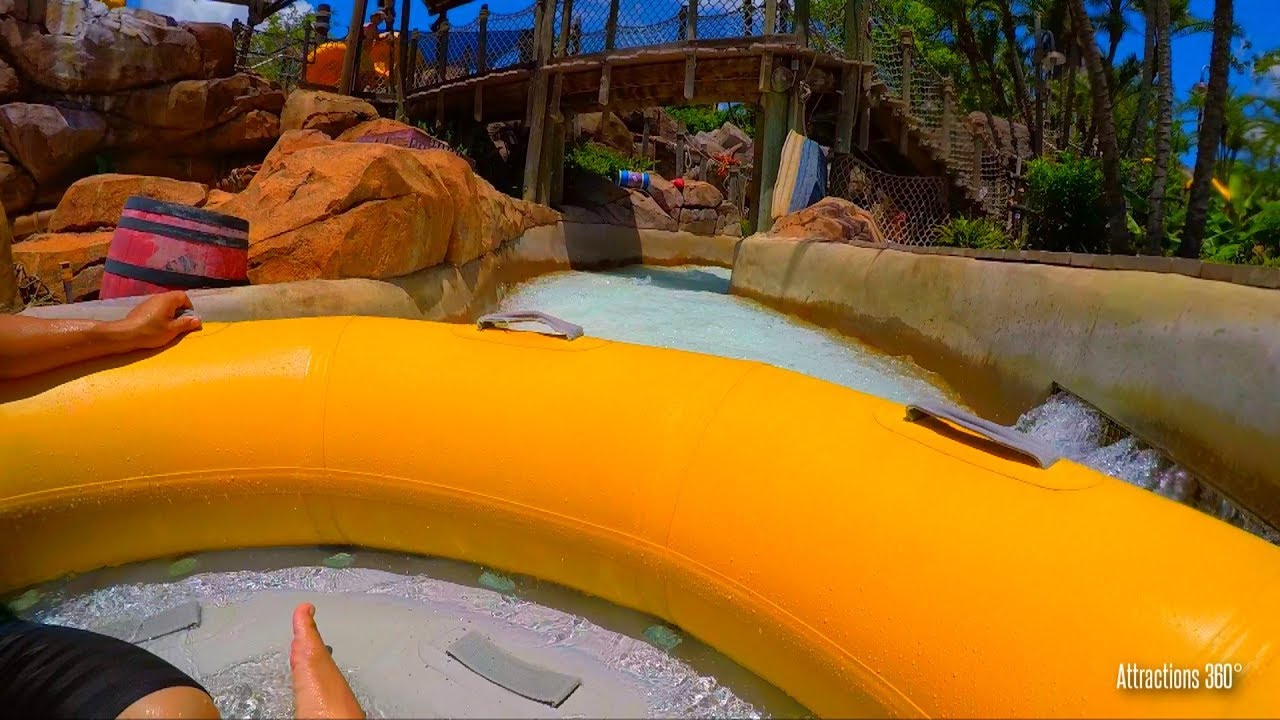 MyDisneyFix | [4K] Giant Inner Tube Raft ride - Gangplank Falls ...