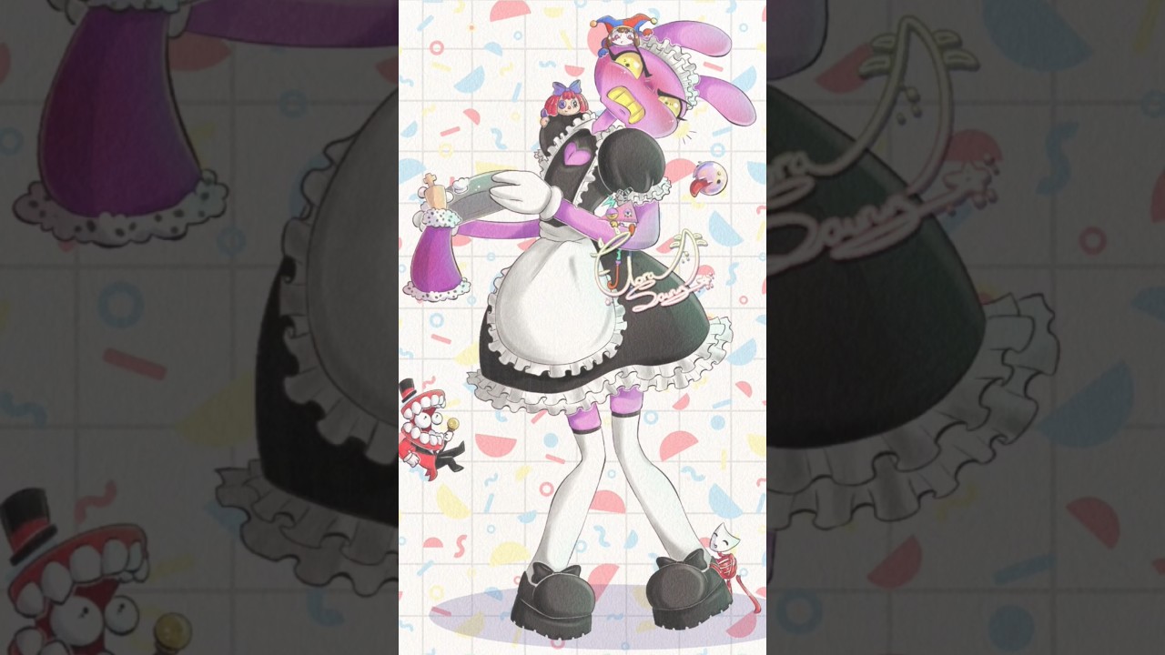 Maid Jax Speedpaint #tadc #theamazingdigitalcircus #fanart