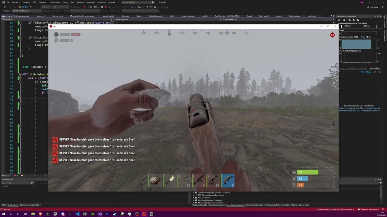 Rust External Cheat-DevLog#7
