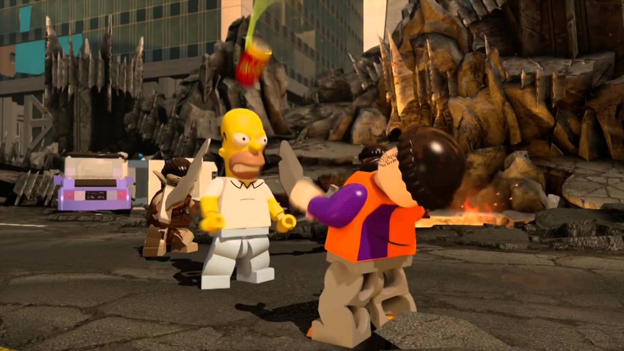 LEGO Dimensions (PS4) - Character Spotlight: Homer Simpson ...