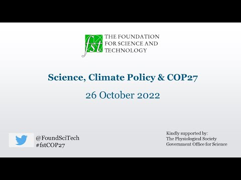 Science, Climate Policy & COP