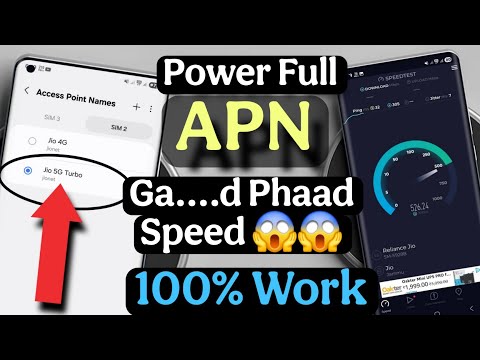 Jio 4G/5G incredible APN Setting 2025 🔥 Jio Network Problem solution 😱 Jio4G internet speed increase