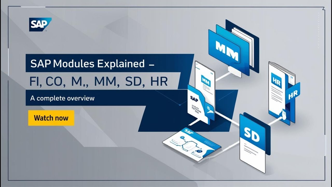 SAP Modules Overview – Learn FI, CO, MM, SD, HR for Beginners!