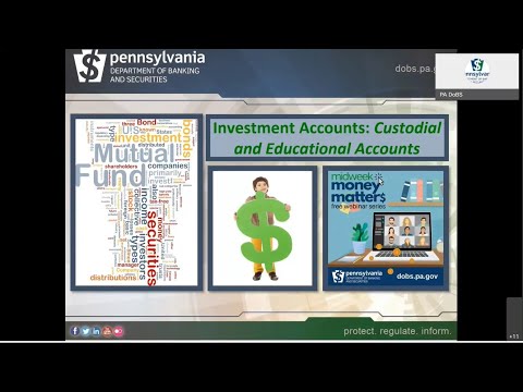 Midweek Money Matters - Investment Accounts – Educational and Custodial