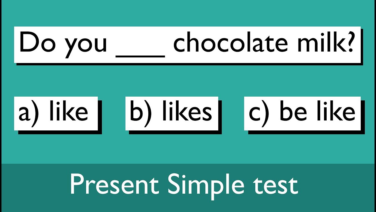 Present Simple test | Grammar quiz