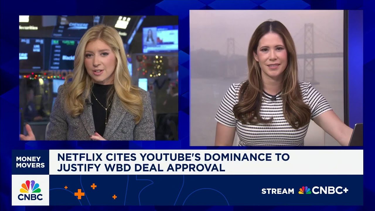 Netflix cites YouTube's dominance to justify Warner Bros. Discovery deal approval