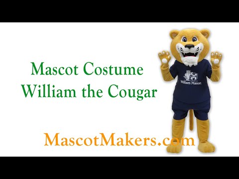 William the Cougar Mascot Costume for Montville Township Public Schools ...
