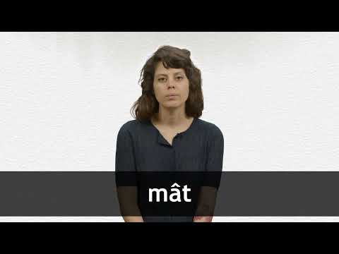 English Translation of “MÂT” | Collins French-English Dictionary