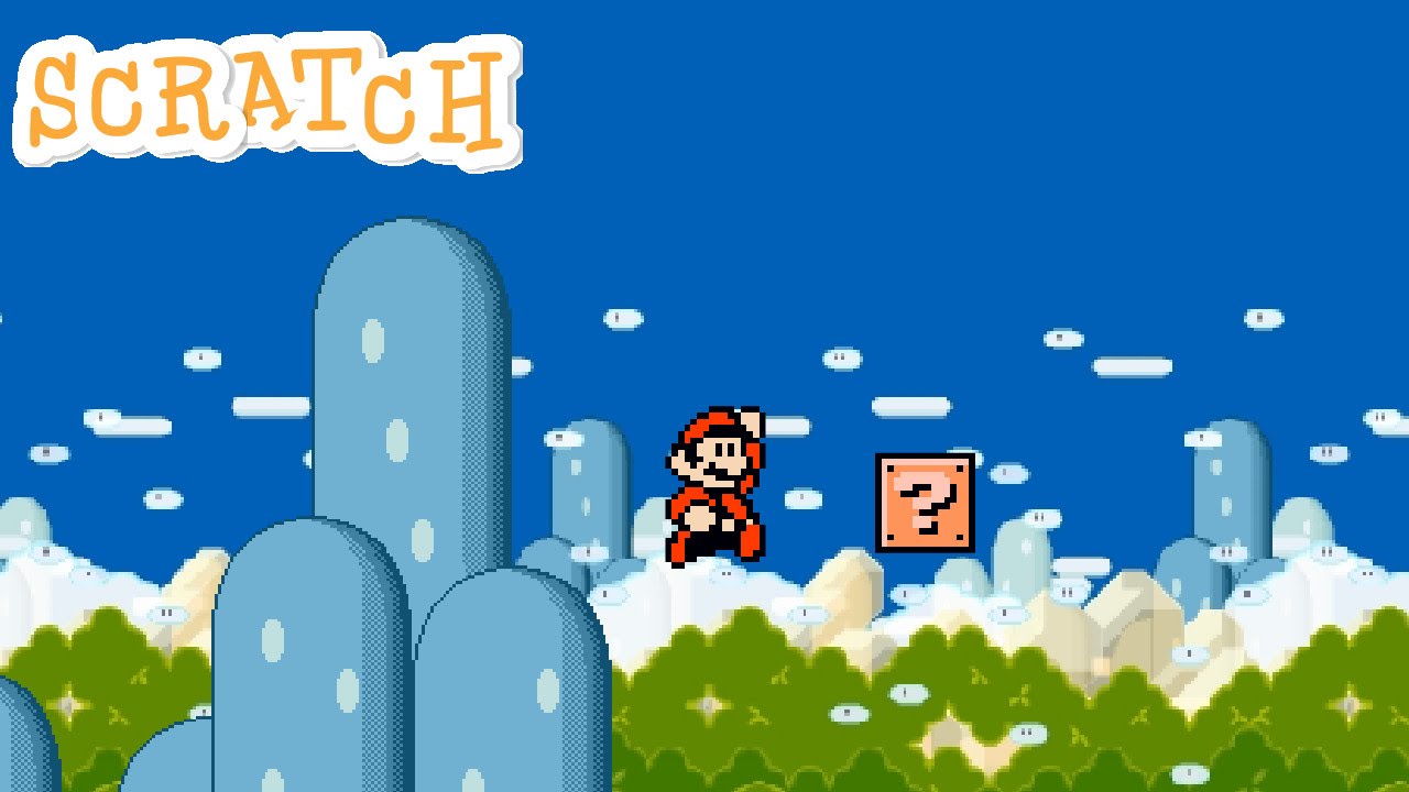 Scratch - Mario Tutorial - Adding in a Background