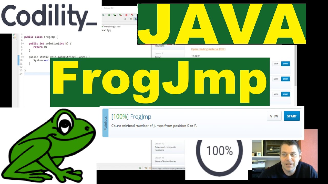 Codility Frogjmp Java