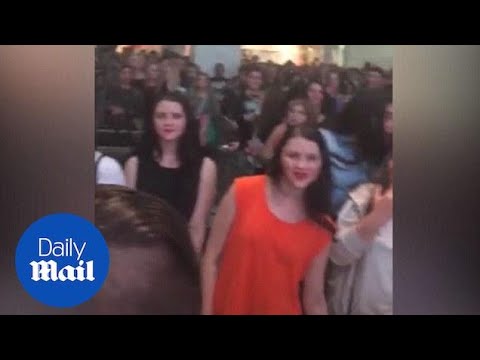 Fans queue to greet Kim Kardashian at Parramatta - Daily Mail