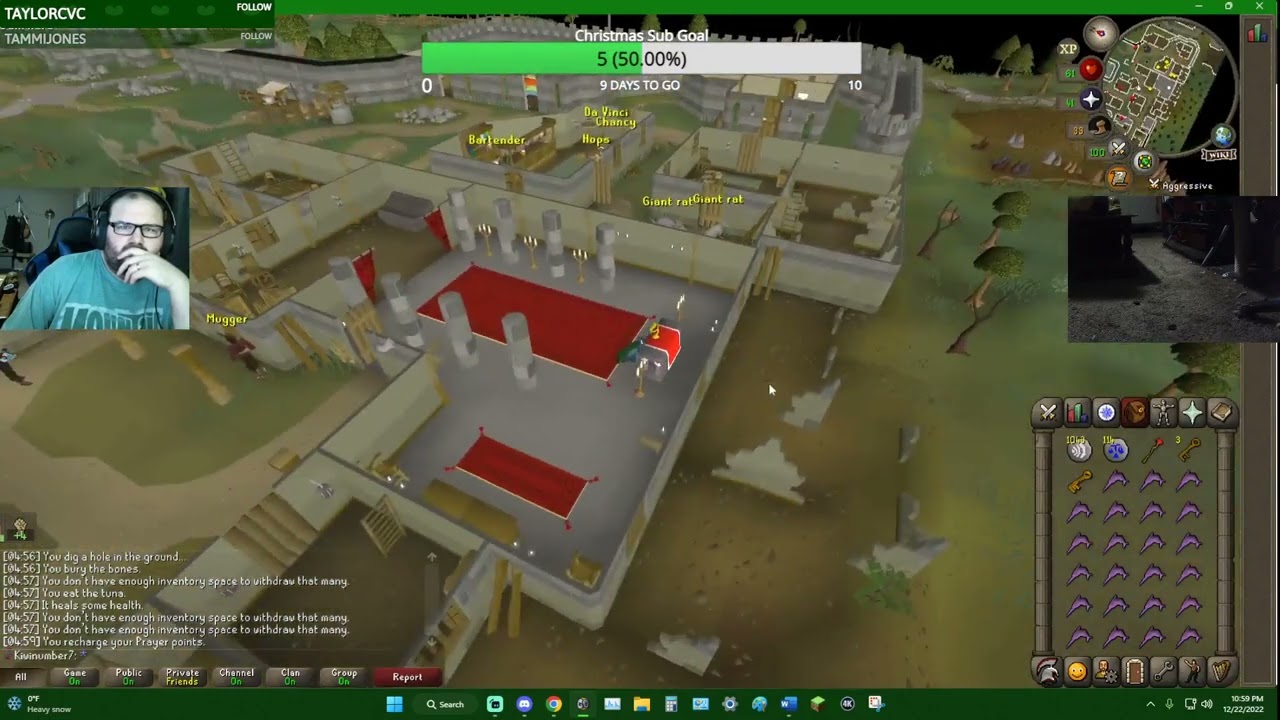 Trying to kill Obor for Rune Full Helm and Kiteshield - Old School Runescape