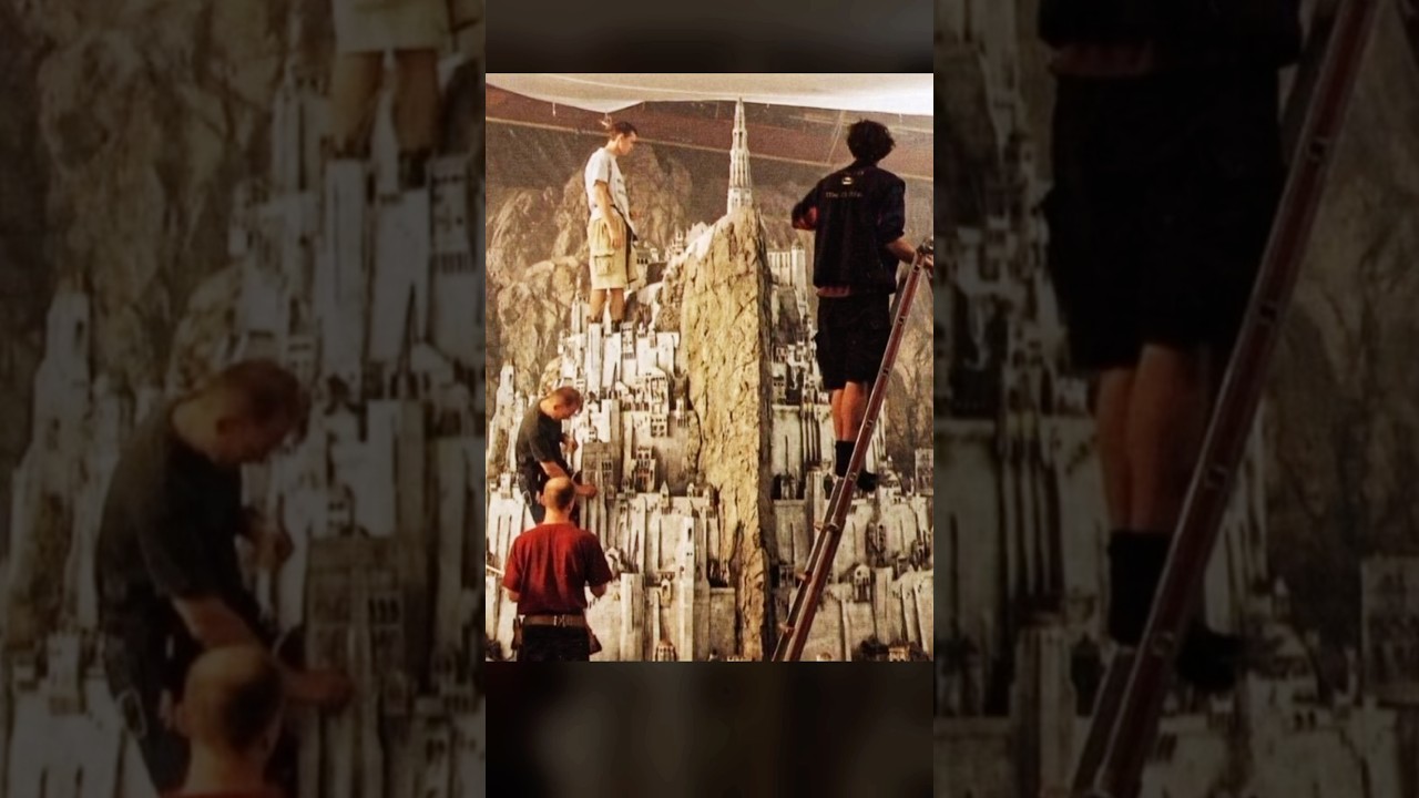 The INSANE Practical Model of Minas Tirith in LOTR!