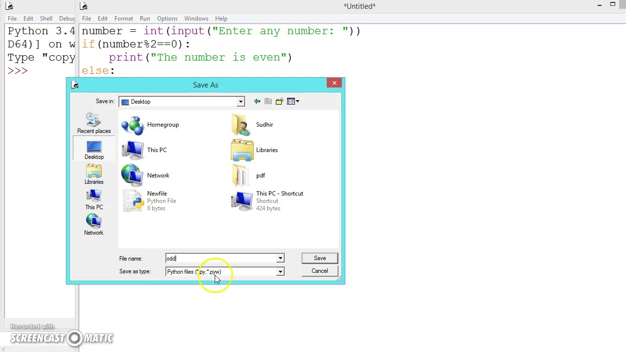 012 Learn python and ruby programming :-  Program to print odd or even