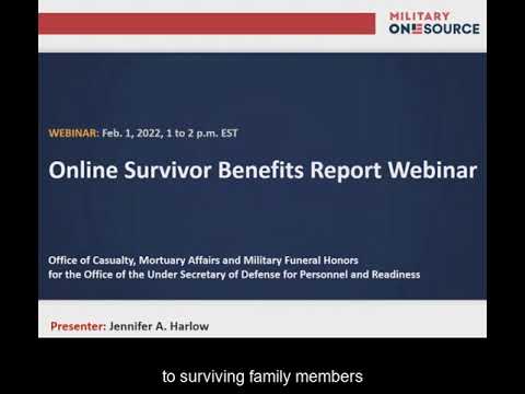Online Survivor Benefits Report (Feb. 2022)