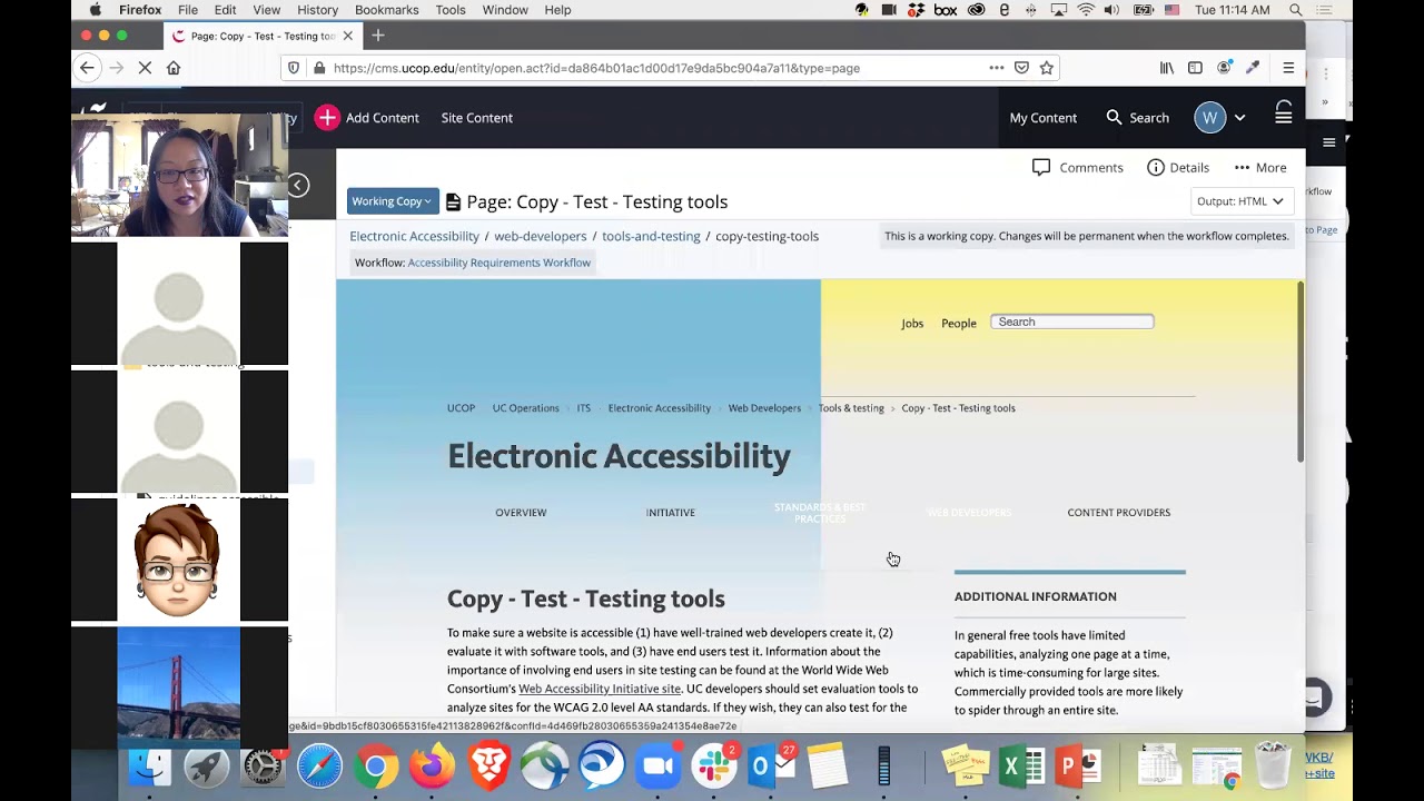 Cascade CMS - Accessibility Workflow