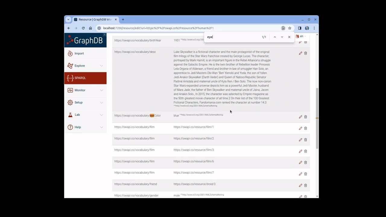 GraphDB Tips: Editing From Workbench