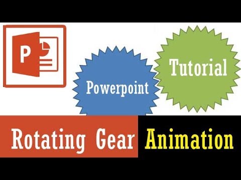 شرح Rotating Gear Animation in Powerpoint Powerpoint Animation Tutorial معتمد - منصة معارف