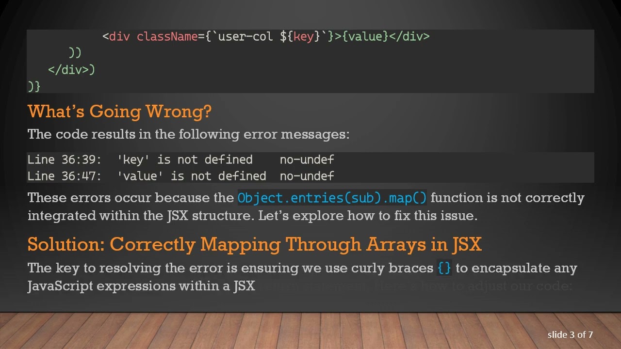 Solving the React Error: Mapping Through an Array Efficiently