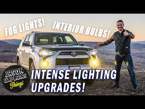 Toyota 4Runner Lighting UPGRADE! (Diode Dynamics LED Fog Lights + LED Interior Bulbs)
