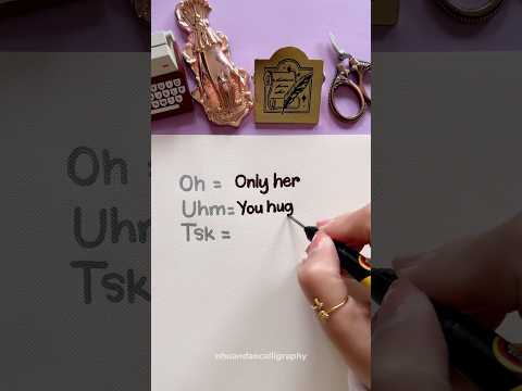 Meaning of abbreviations #shorts #nhuandaocalligraphy #lettering