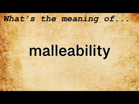 Malleability Meaning | Definition of Malleability