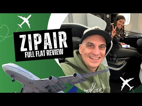 ZIPAIR full flat review -- Business class on a low-cost airline