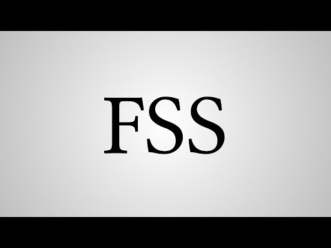 What Does "FSS" Stand For?