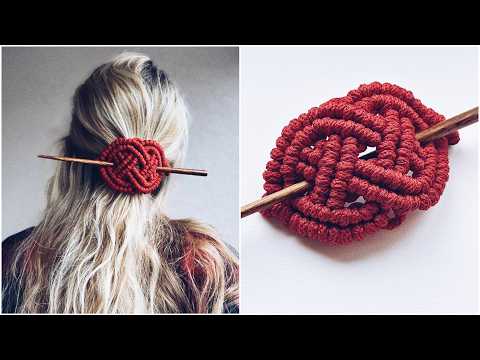 Tutorial Macrame hairpin