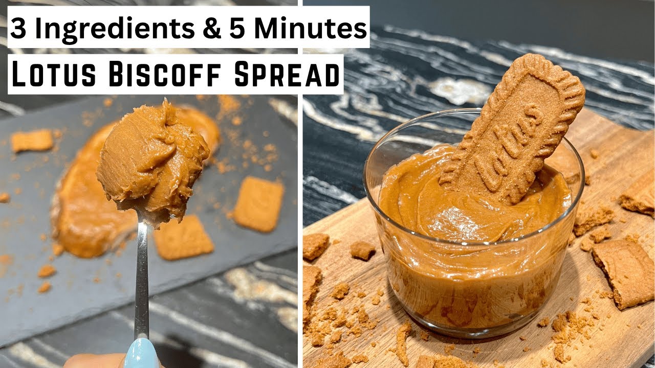 Lotus Biscoff Spread | 3 Ingredients & 5 Minutes!
