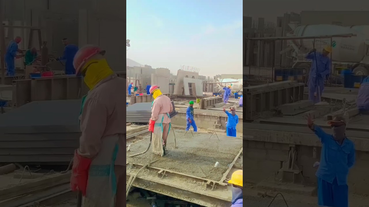 Precast work in my company #shorts #youtubeshorts 🌷😜